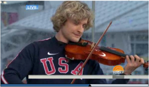 Charlie White Plays Violin on ‘Today’ After Winning Gold at Sochi ...